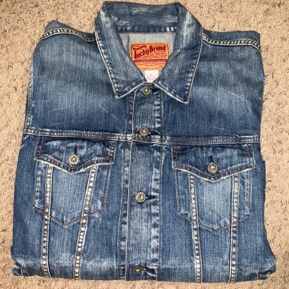 Lucky Brand | Jackets & Coats | Vintage Lucky Brand Dungarees Ringspun ...